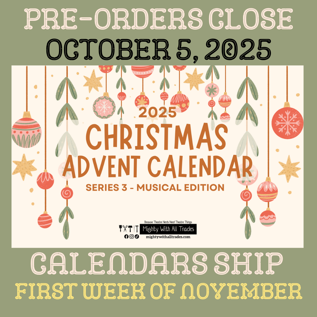 Buy Broadway Advent Calendar Now - Ships November 1st. – Mighty With ...