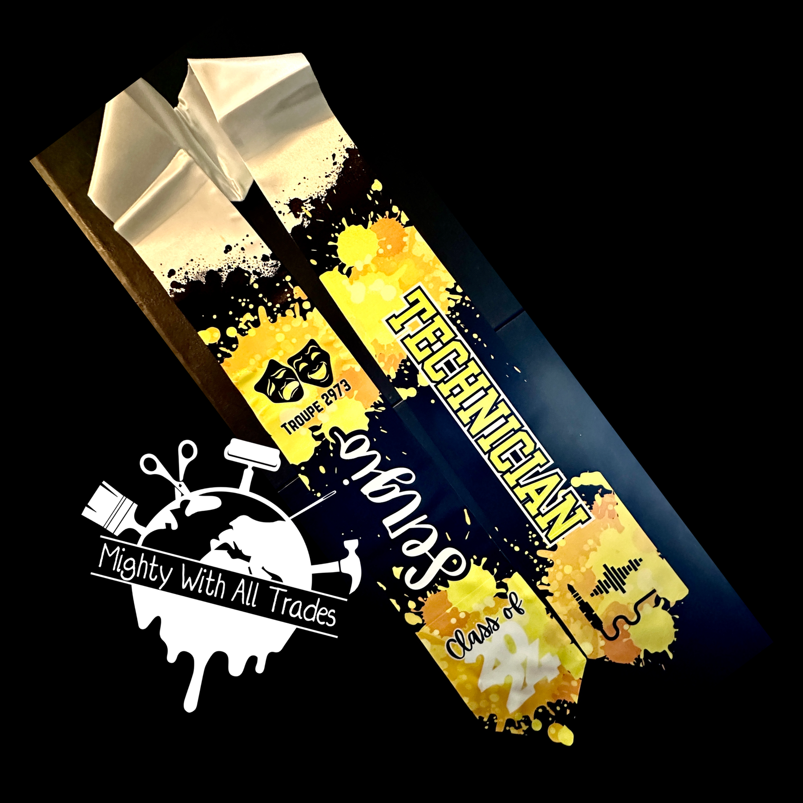 Theatre Graduation Stole - Personalized – Mighty With All Trades