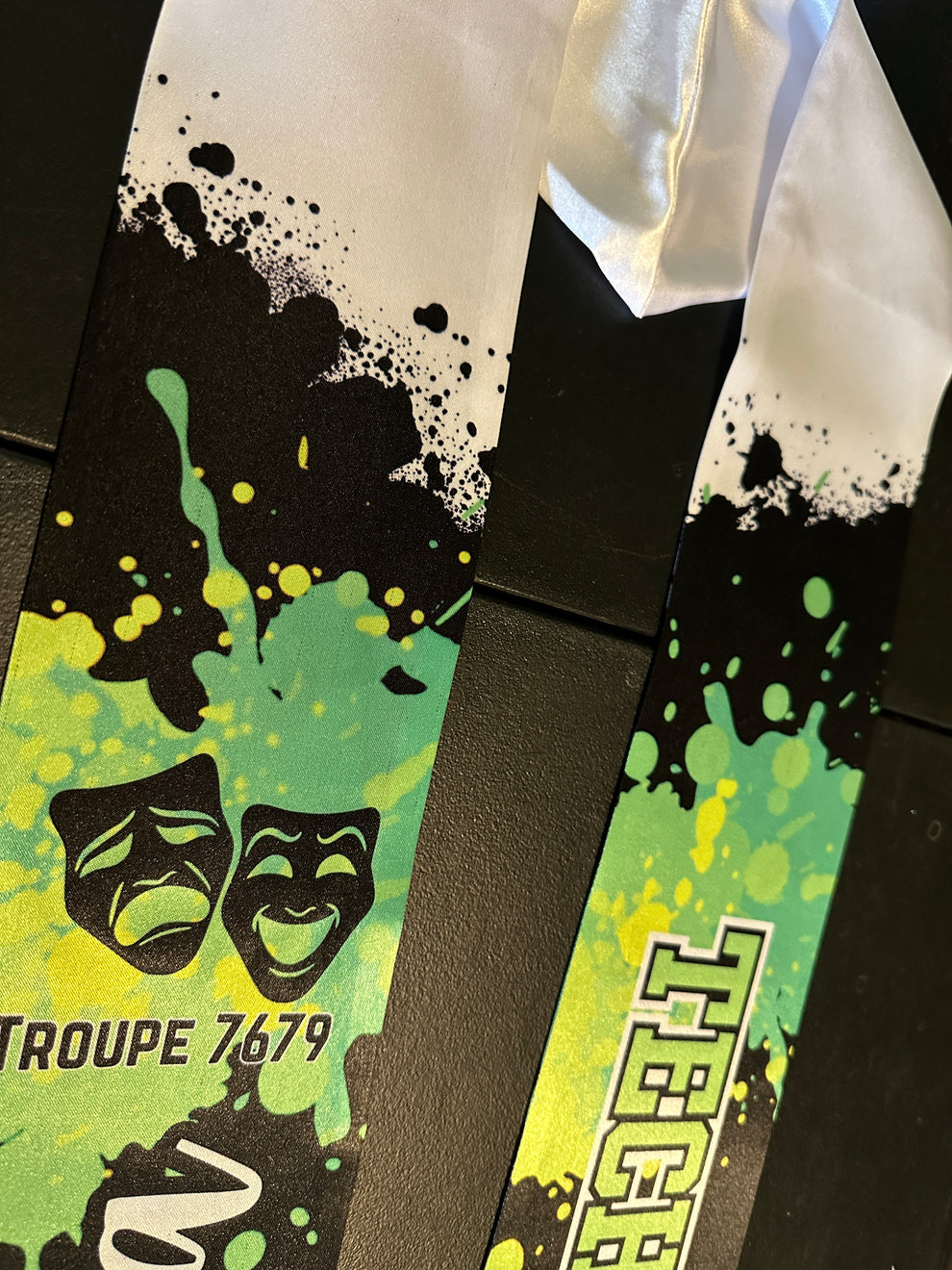 Theatre Graduation Stole - CLICK TO PERSONALIZE – Mighty With All Trades